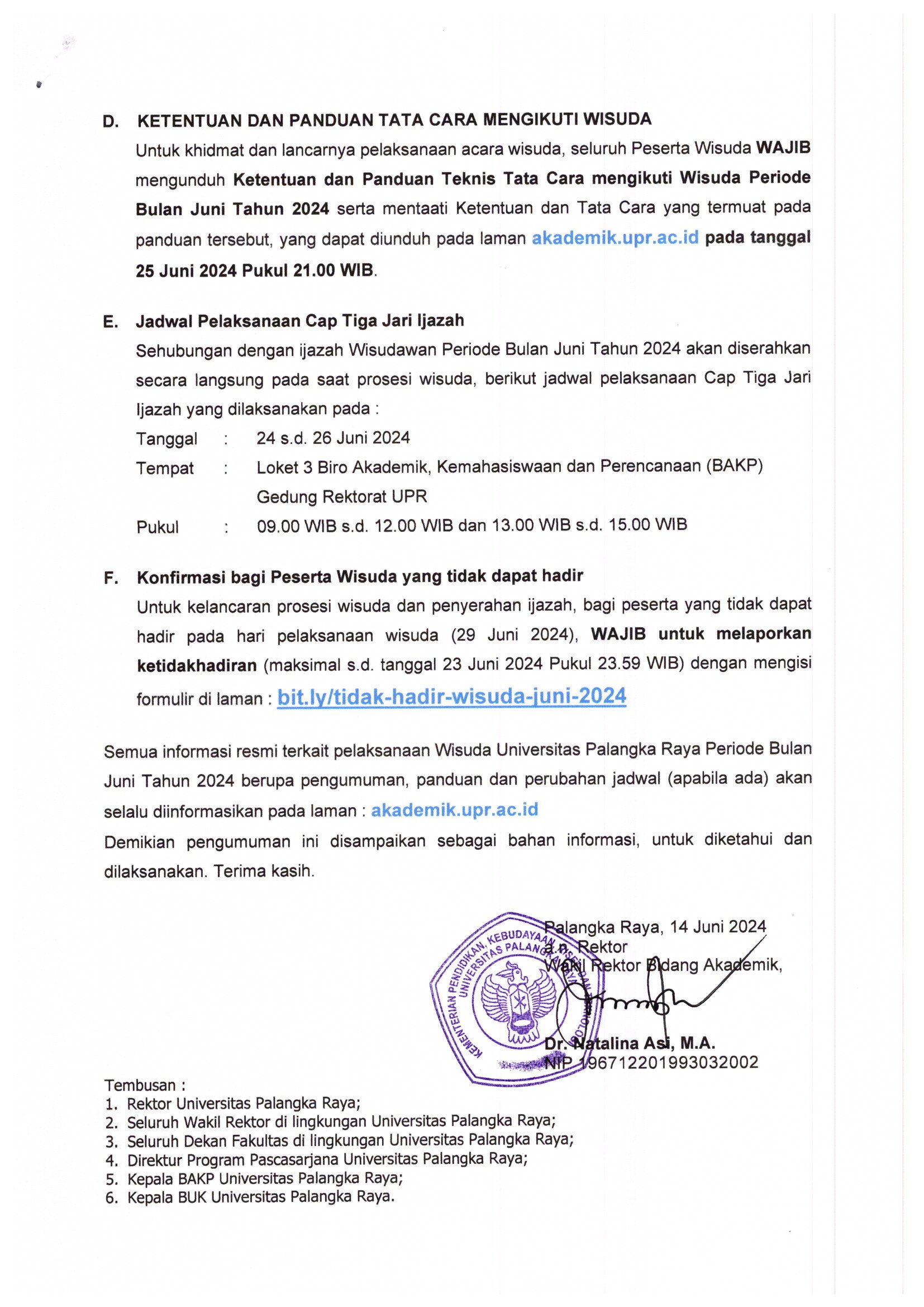 PENGUMUMAN : JADWAL GLADI WISUDA, CAP TIGA JARI IJAZAH DAN TANGGAL ... PENGUMUMAN : JADWAL GLADI WISUDA, CAP TIGA JARI IJAZAH DAN TANGGAL ...